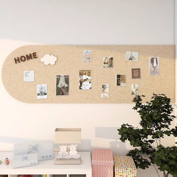 Cork board Softboard decoration Felt Board Wall Sticker Photo Wall ...
