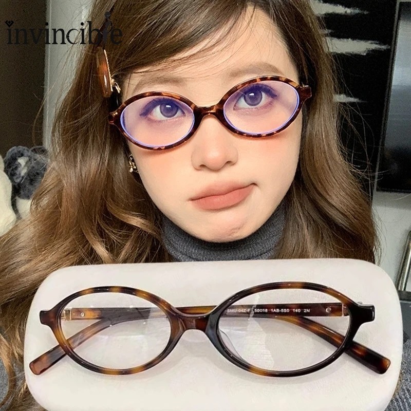 Black Spectacle Frames Women Fake Glasses - Fashion Women Retro Small ...