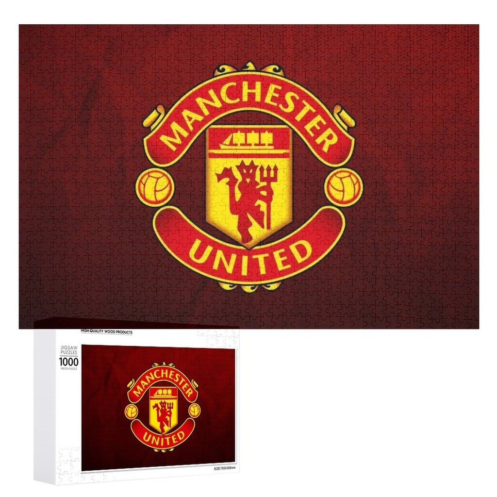 Manchester United Color Puzzle (500 Piece Jigsaw Puzzle) - Glare Free ...