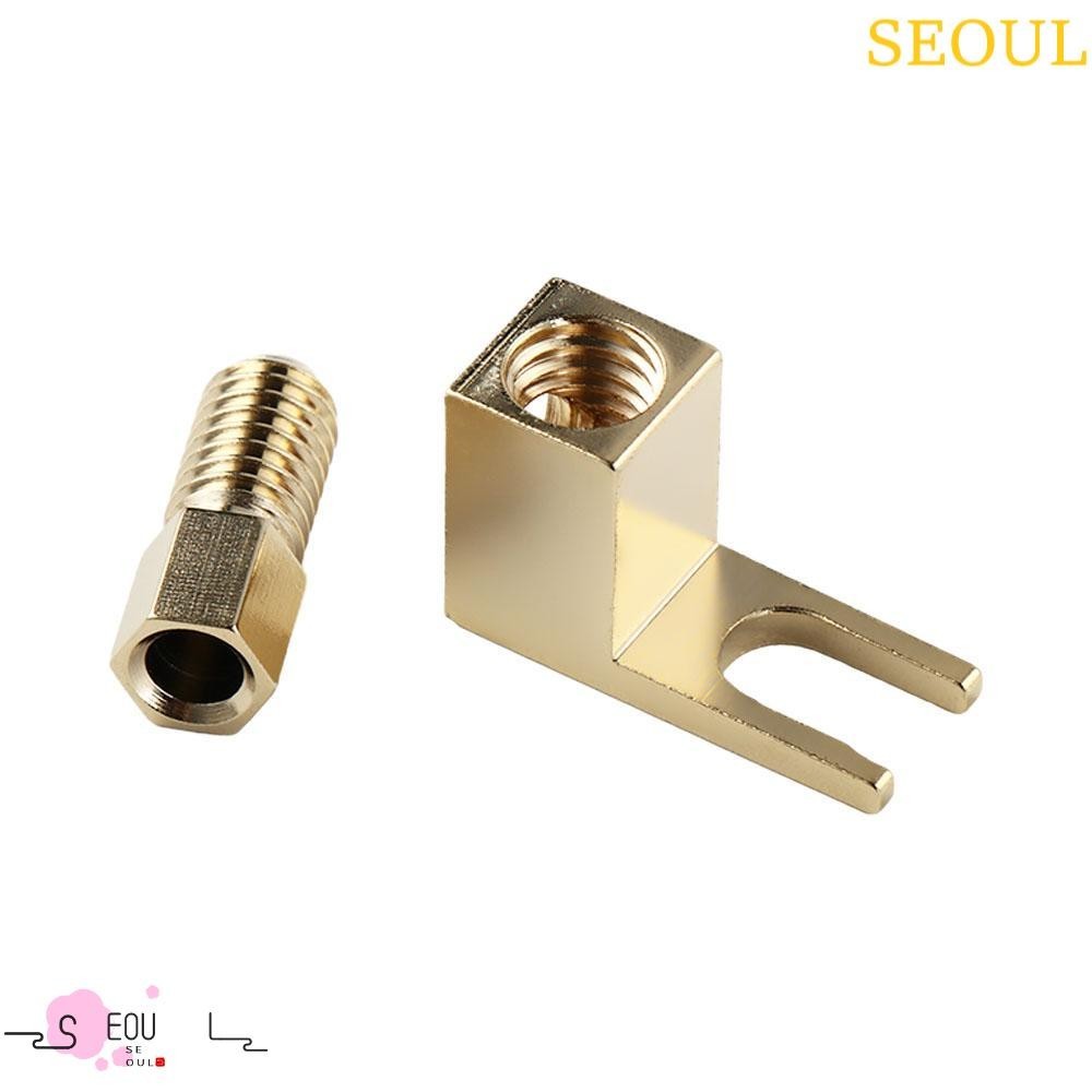 SEOUL Banana to Spade Adapte Banana Socket Metal Spade Adapter Adapter ...