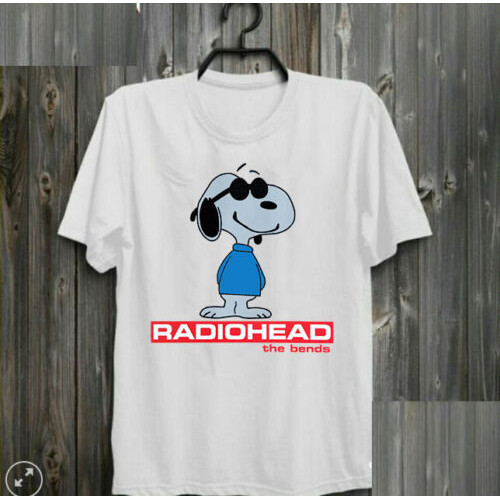 New fashion hot men t shirt Radiohead The Bends - Peanut Snoopy Classic ...
