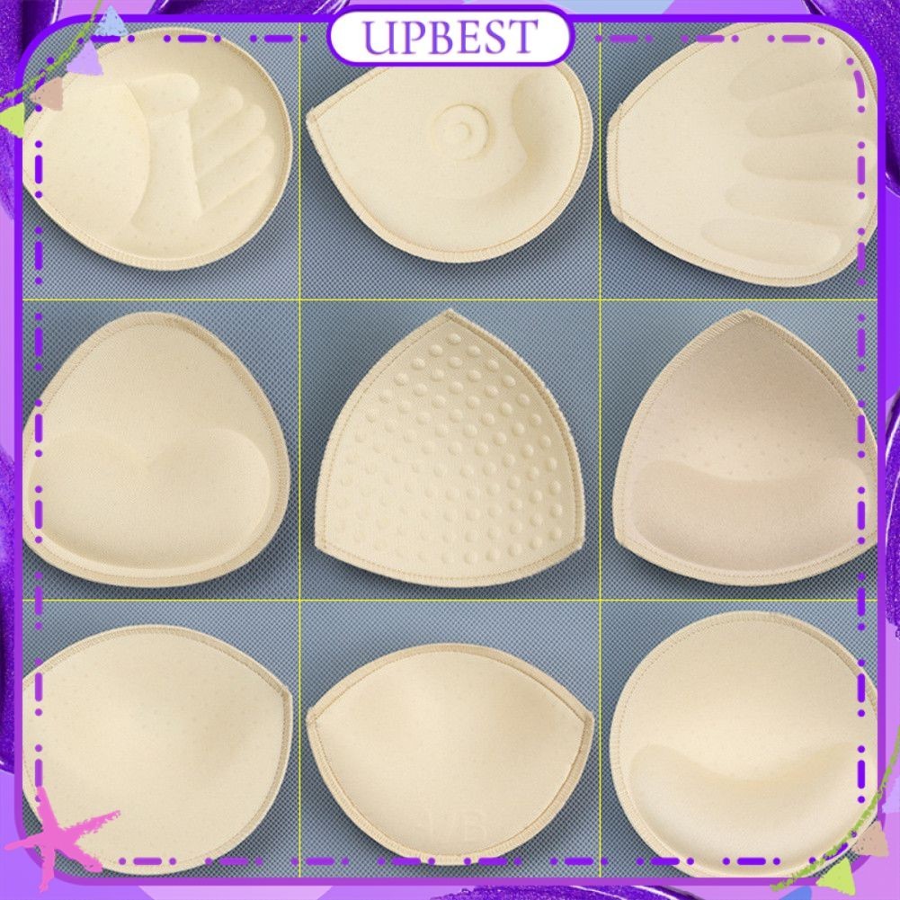 Removable 3 Shapes Removable Bra Pads For Sports Bra Beach Convenient ...