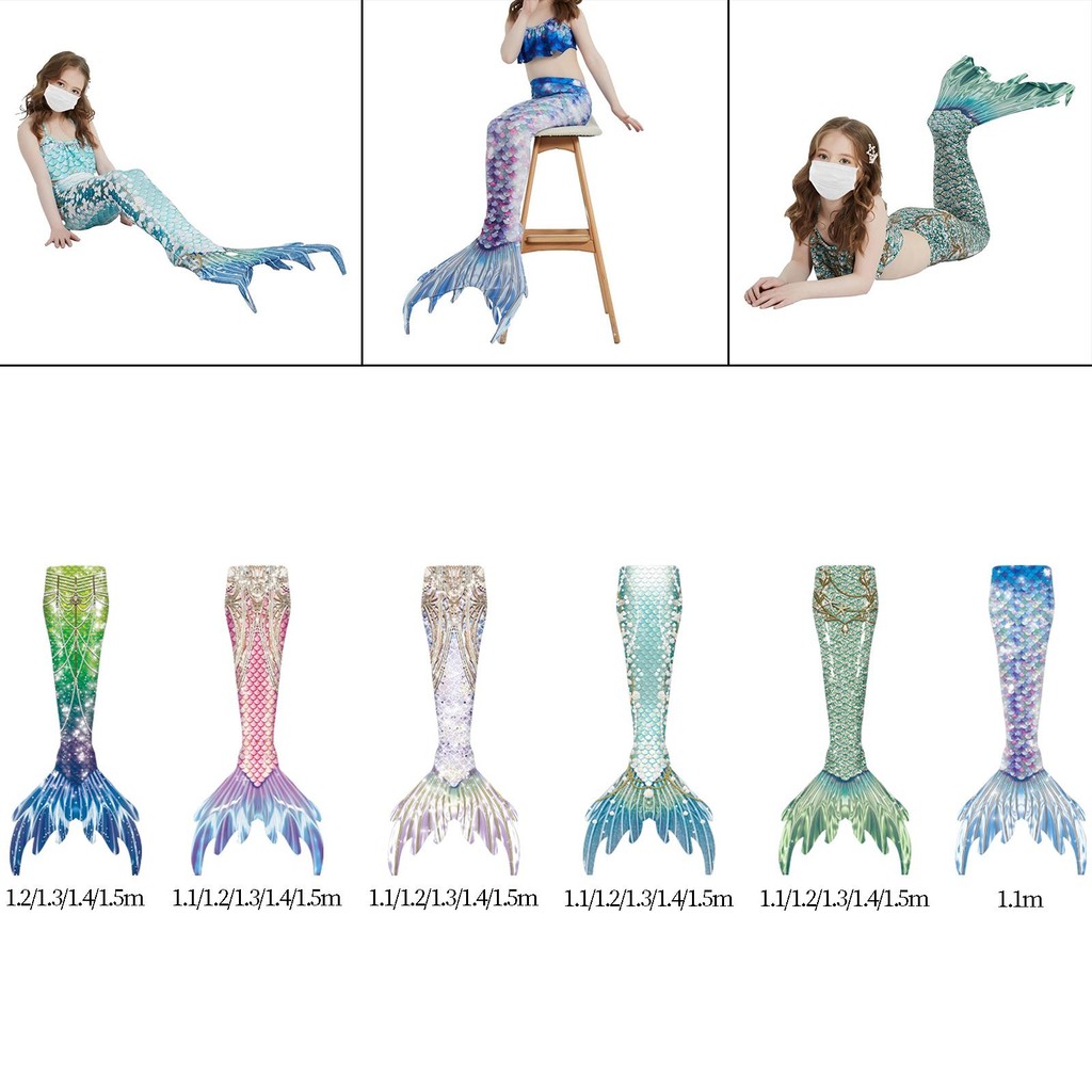 [chiwanji242] Mermaid Tail Mermaid Swimsuit Fashion Lifelike Easy to ...