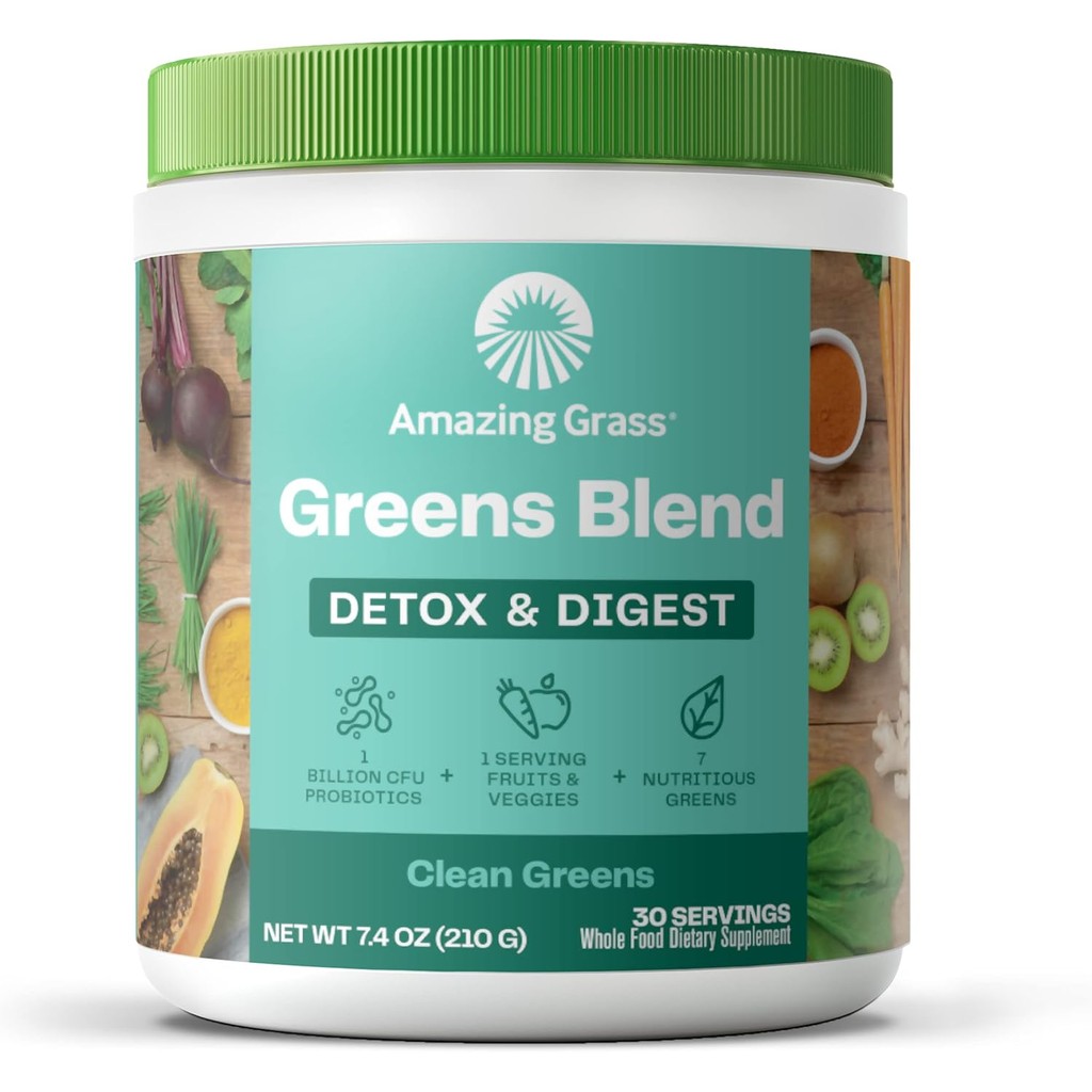 Amazing Grass Greens Mixed Detoxification and Digestion:Smoothie Mix ...