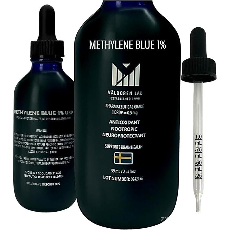 Methylene Blue Pharmaceutical Grade, USP Grade, Third-Party Tested ...