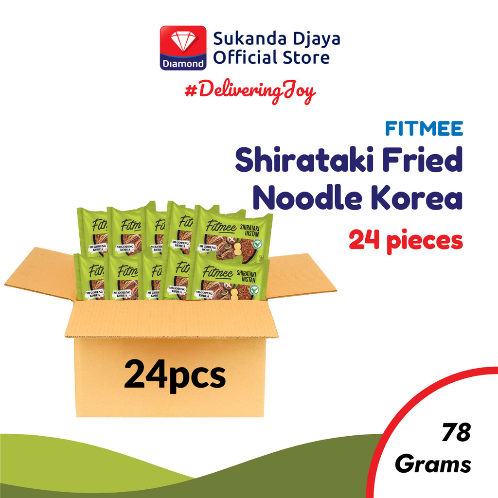 Fitmee Korean Gluten Free Fried Shirataki Instant Noodles 78 Gr ...