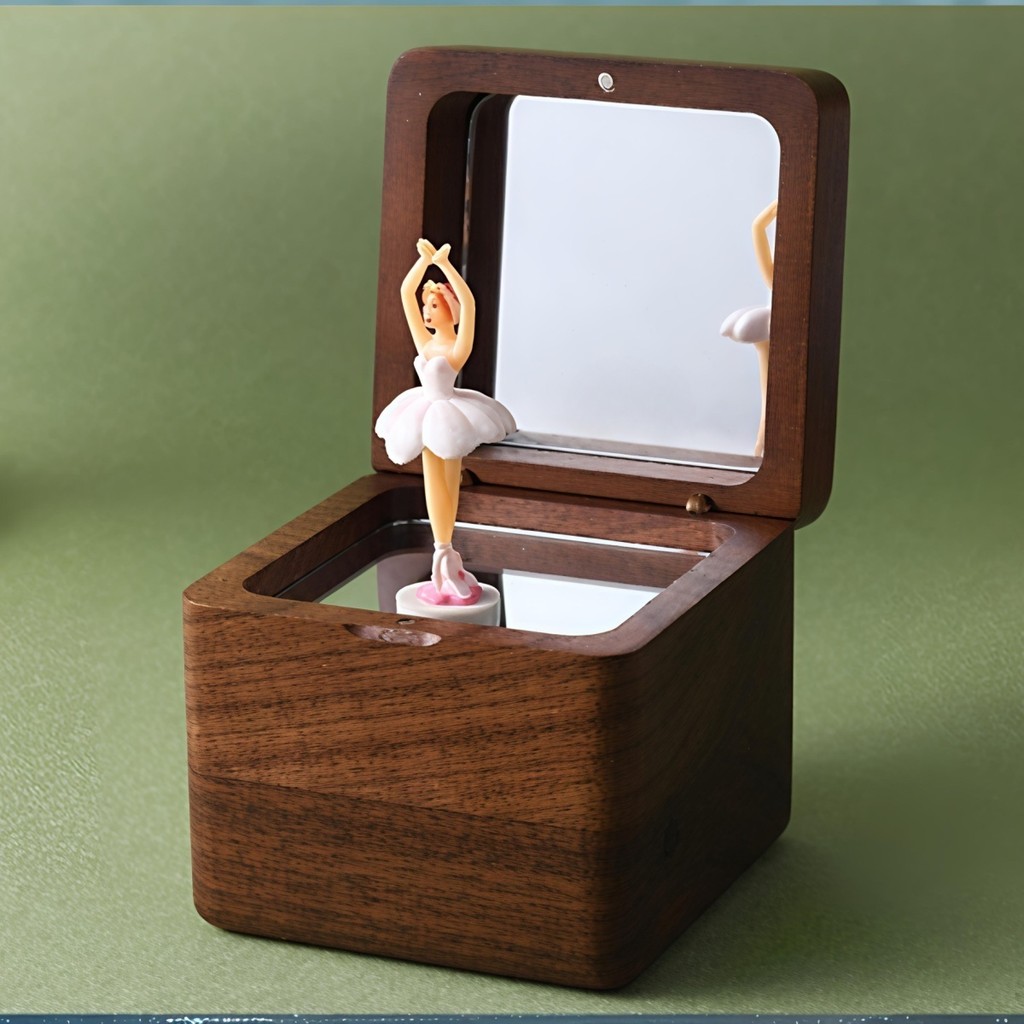 Same Style diy Ballet Dancing Girl Music Box Custom Engraving Birthday ...