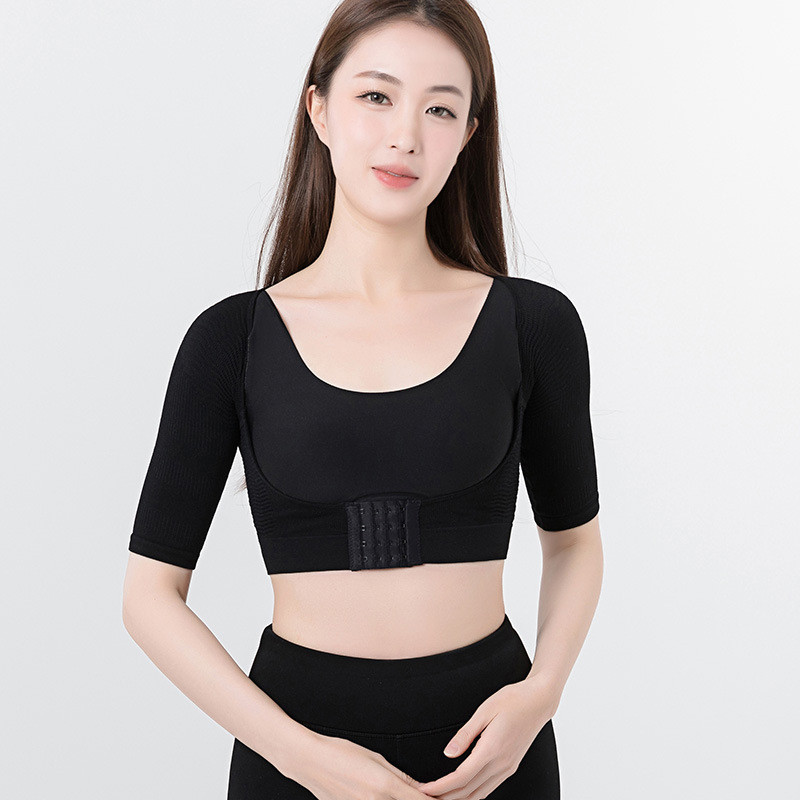 Women's Slimming Arm Shapers Back Shoulder Support Wrap Correct Posture ...