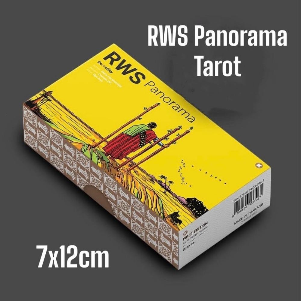 RWS Panorama Tarot 7*12cm Gilded Gold Edges78 Pcs Cards When Wide Angle ...