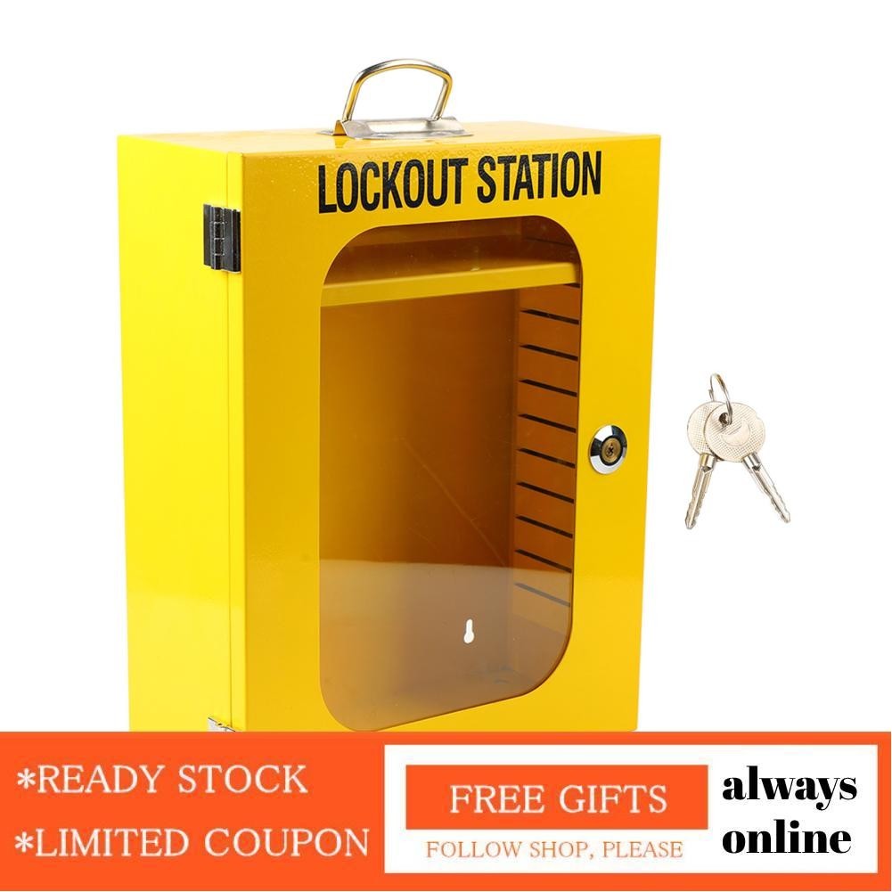 Alwaysonline Heavy Duty Wall Mounted Lockout Tagout Station for Machine ...