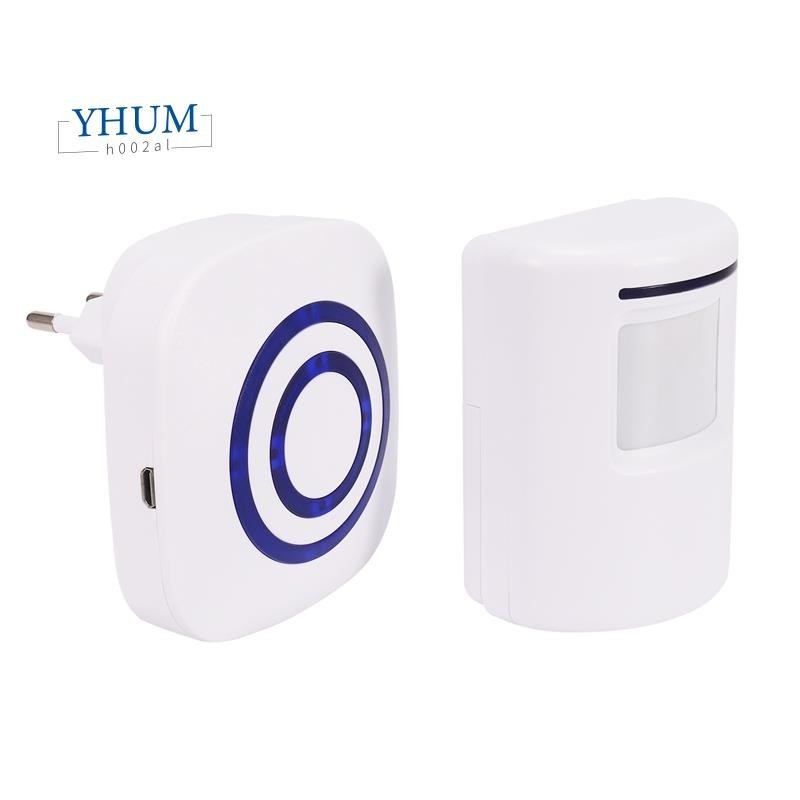 Door Chime,Wireless Business Door Motion Sensor Detector Smart Visitor ...