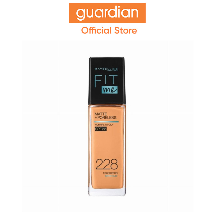 Maybelline Fit Me Matte + Poreless Liquid Foundation 228 Soft Tan (Pump ...