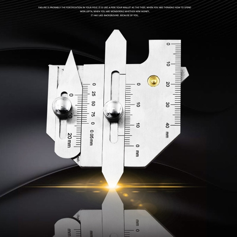 Welding Gauge Fillet Weld Gauge Set Undercut Depth Ruler For Measuring ...