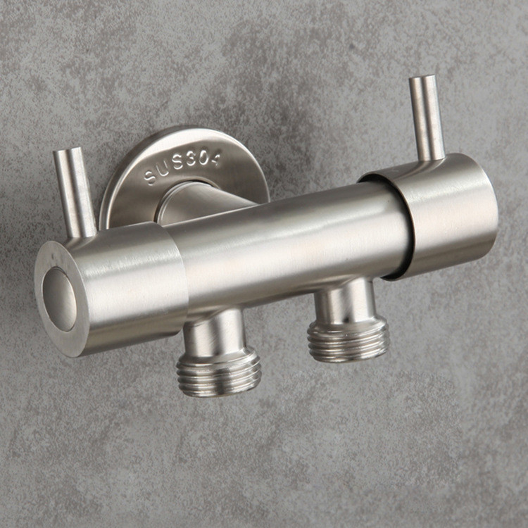 304Stainless Steel One-Switch Two-Way Double Handle Double Control ...