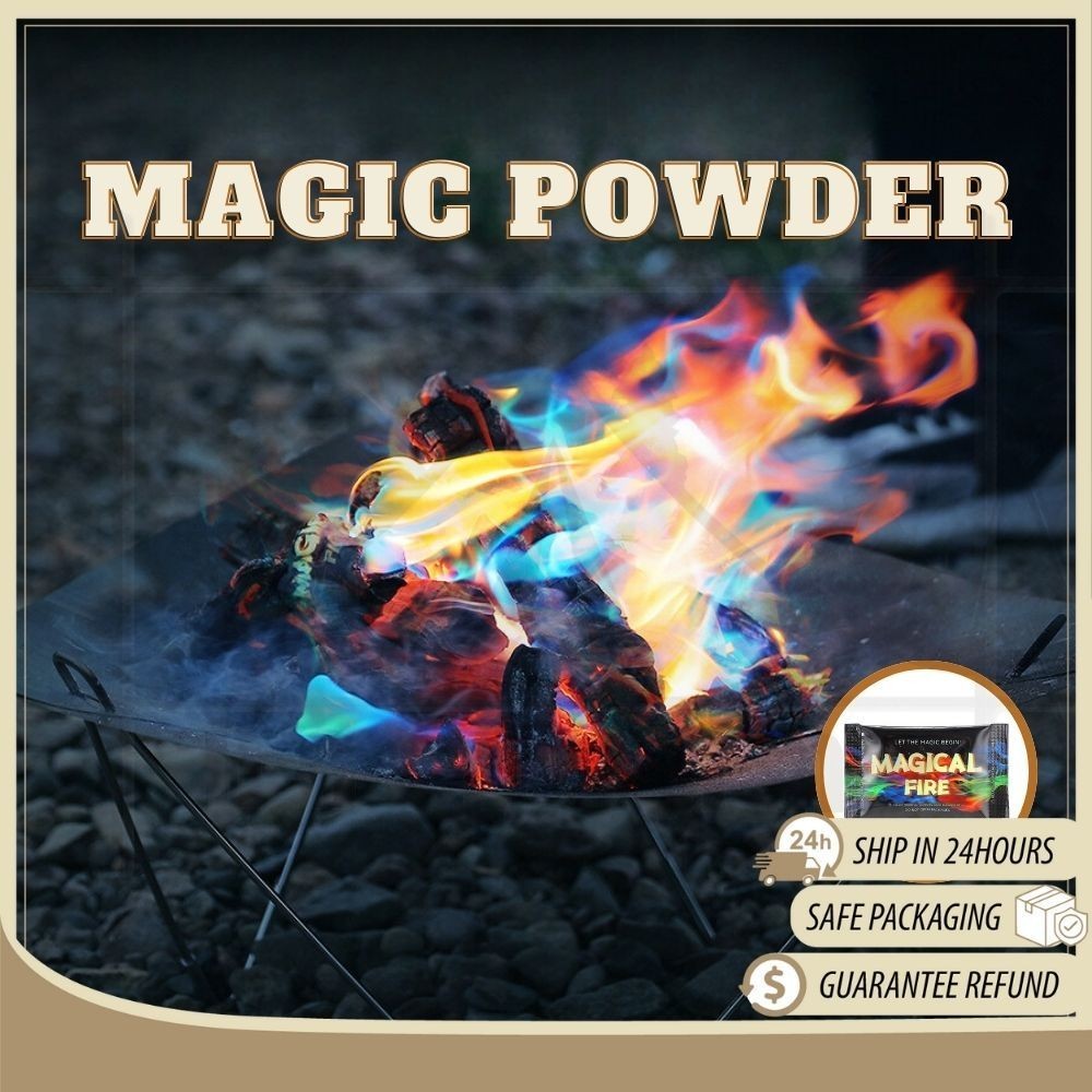 Rainbow Color Fire Powder Camping Outdoor Magic show Beach Marriage ...