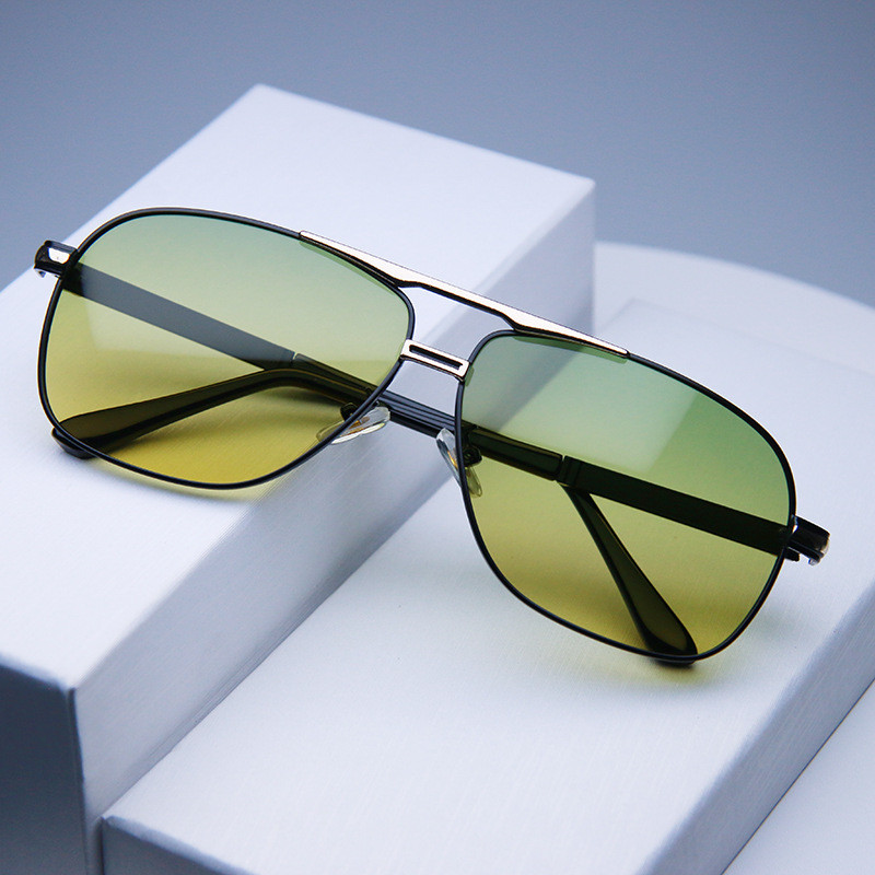 New day and night dual-purpose men's color changing sunglasses for ...