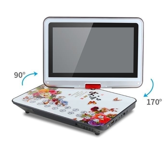 HD Mobile DVD Portable evd Blu-ray All-in-One Player CD/VCD DVD Player for Elderly and Children ...