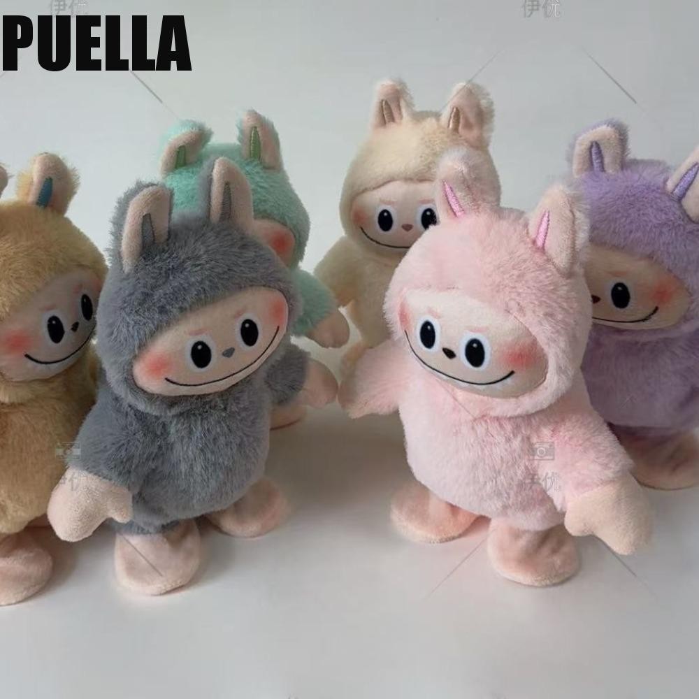 PUELLA Labubu Plush Stuffed Doll, Stuffed Learn To Speak Labubu Time ...