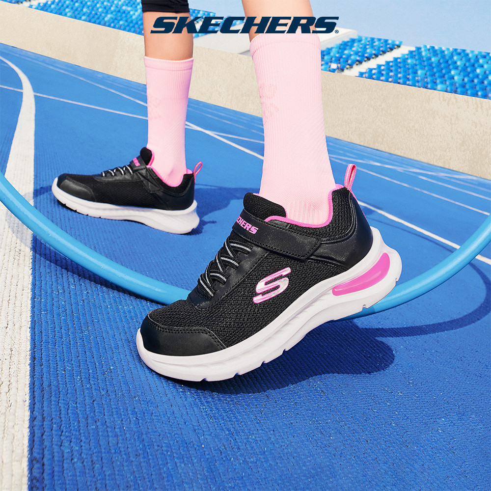 Skechers Girls Jumpsters-Tech Shoes - 303601L-BKHP | Shopee Singapore