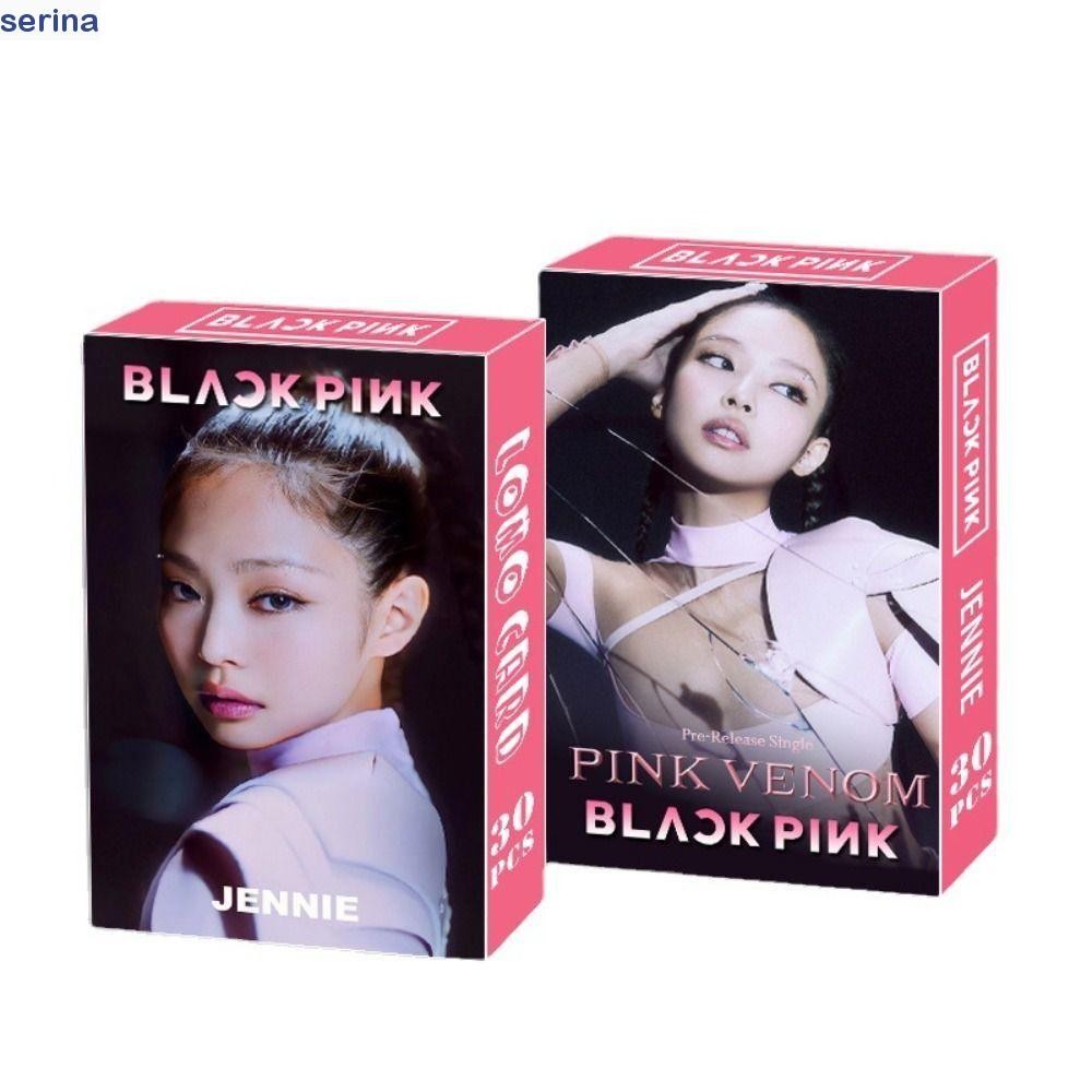 SERINA Lomo Card Set Treasure Card Set Flash Gift Card 30pcs/Box Born Pink World Tour Album Card ...