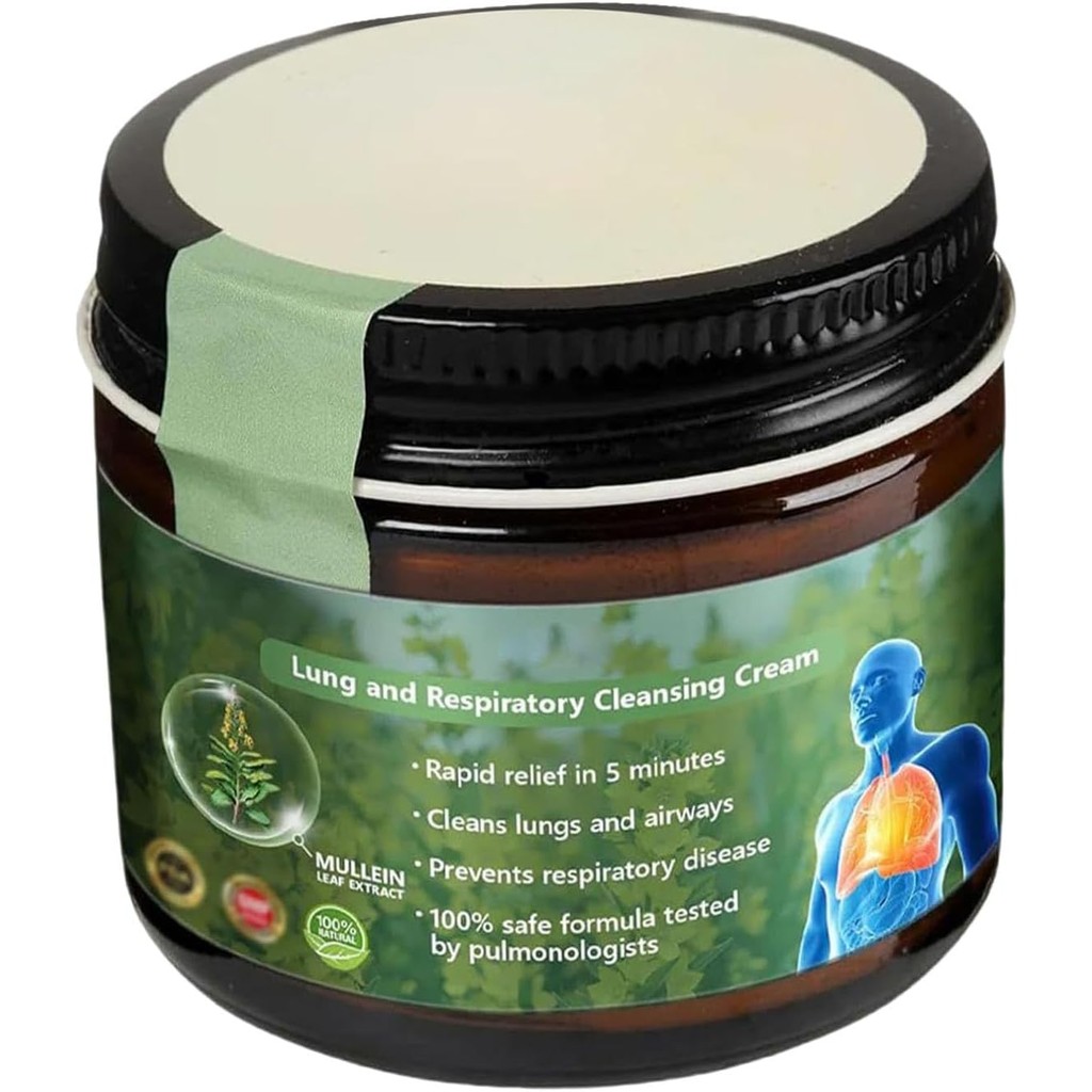 Lercea Mullein Clear Lung Repair Cream, Clear Lung Cream for Improve ...