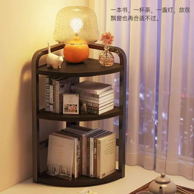 [48H Shipping] Desktop Bookshelf Simple Office Storage Rack Corner Desk ...