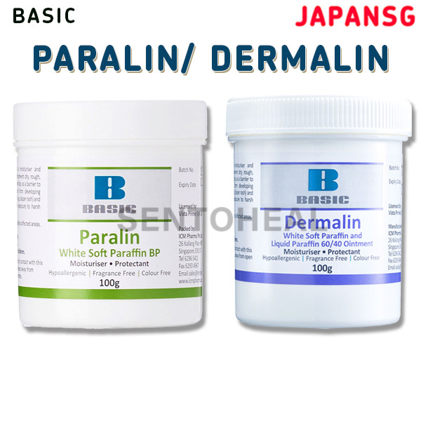 ICM Paralin Dermalin White Soft Paraffin 100G Moisturiser Dry Skin ...
