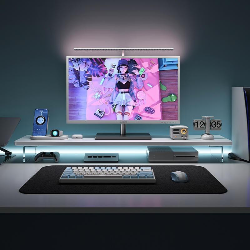 Acrylic Suspension Monitor Stand Riser Computer Stand Desktop Stand ...