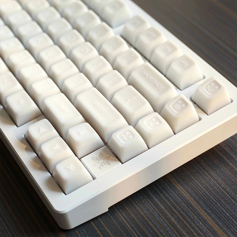 White Marble Keycap Similar SA Profile PBT Double Shot Mechanical ...