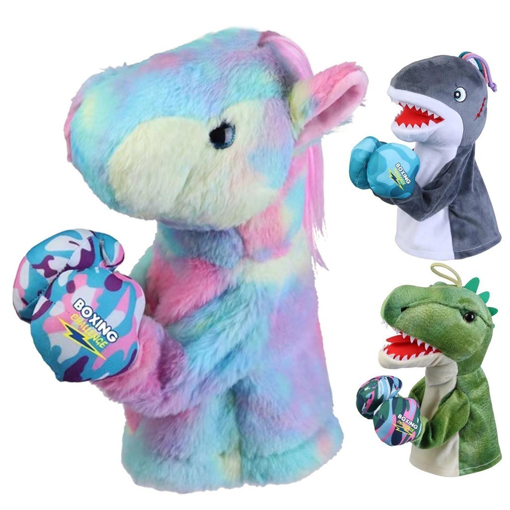 Hand Puppets For Toddler 1-3 Soft Comfortable Puppets Animal Hand ...