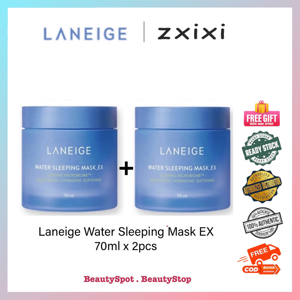Bundle of 2️ Laneige Water Sleeping Mask EX 70ml * 2pcs - Laneige Sleeping Mask | Shopee Singapore