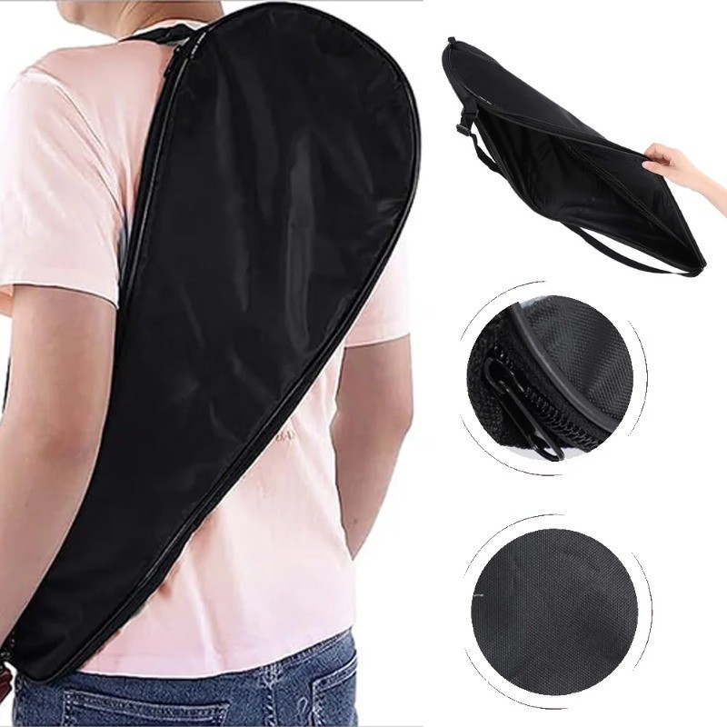 Thick Badminton Racket Bag Protective Pouch Oxford Portable Storage ...