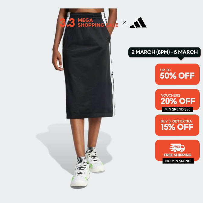 adidas Lifestyle Adibreak Skirt Women Black IU2527 | Shopee Singapore