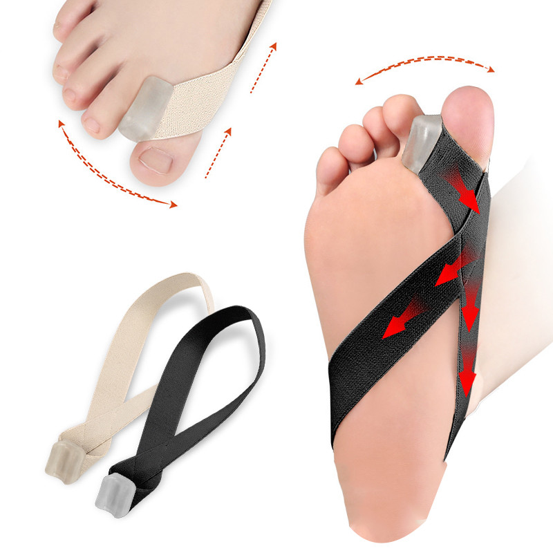 1Pcs Hallux Valgus Corrector Thumb Toe Separator Tension Strap Pain ...
