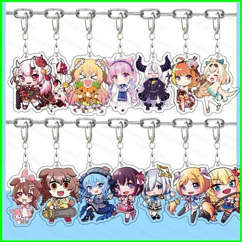 Hololive Vtuber Shirakami Fubuki Acrylic Keychain Backpack Pendant ...