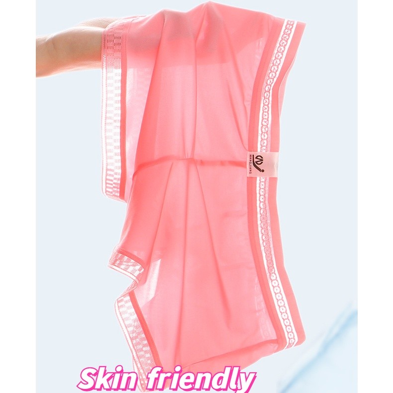 Summer New Style Translucent Soft Skin-Friendly Sexy Ice Silk Underwear ...