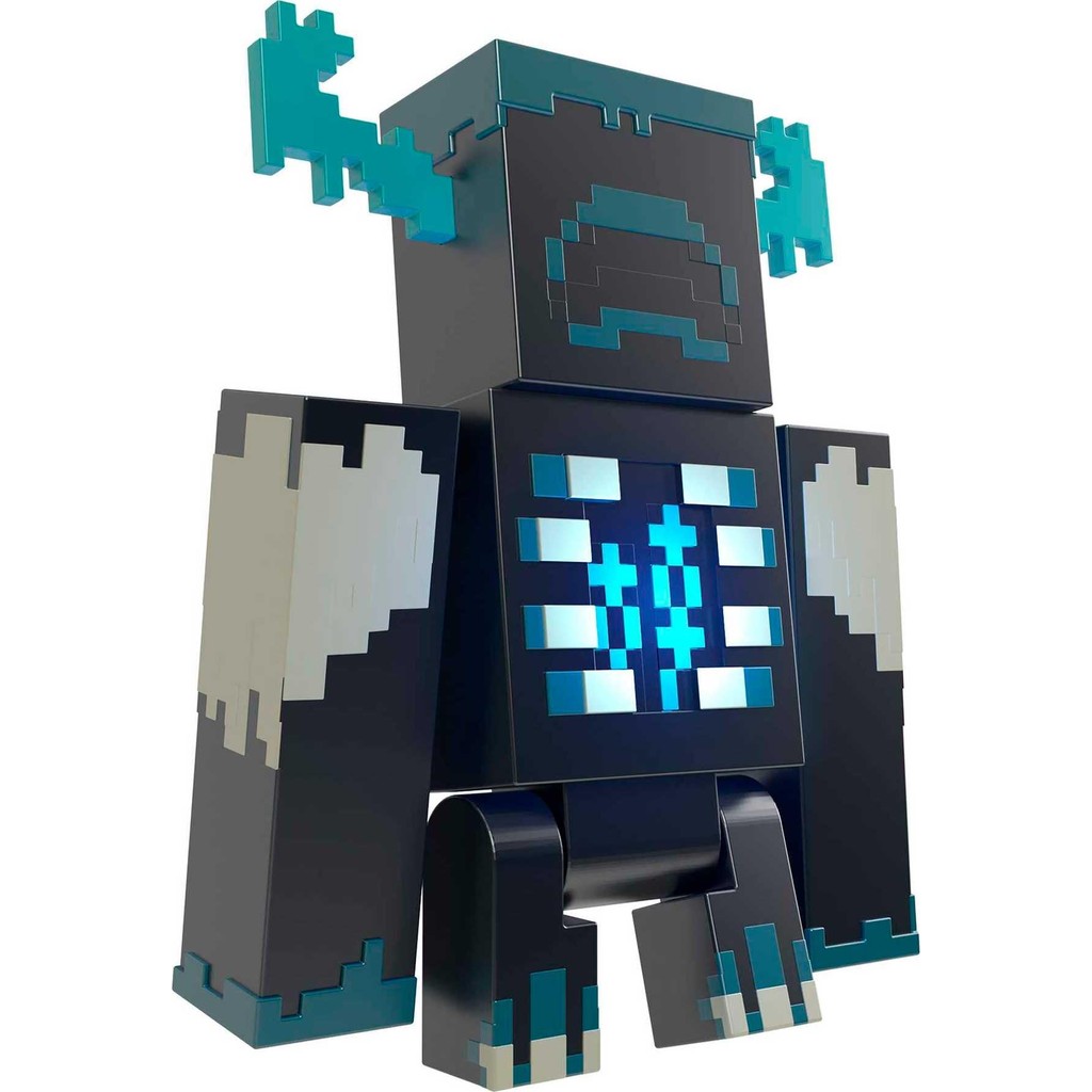 MATTEL Minecraft Warden Figure [Lights & Sound] [6 years old and up ...