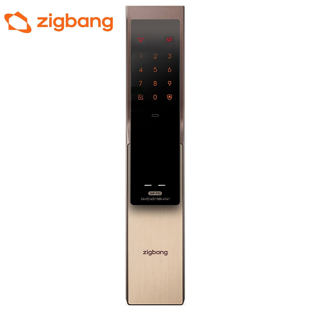 Zigbang Korea SHP-P52R Finger Print Instant locking Sensor Touch Smart Door | Shopee Singapore