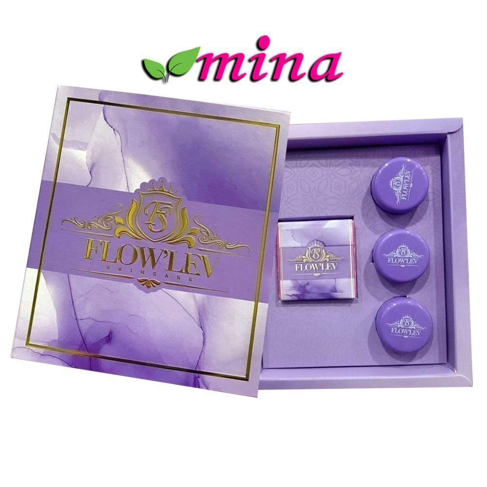 FLOWLEV FLOW'LEV SKINCARE Set Packing Baru 2023 Pinkish Borong | Shopee ...