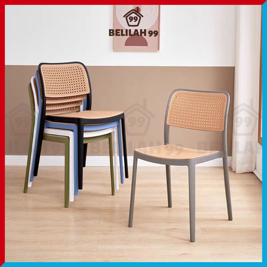 Belilah Rattan PP Chair Kerusi Rotan PP Minimalist Outdoor Chair ...