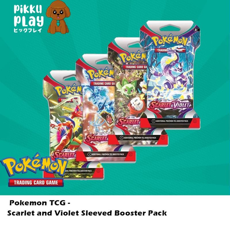 Pokemon TCG - SV01 Scarlet and Violet Sleeved Booster Pack (live ...