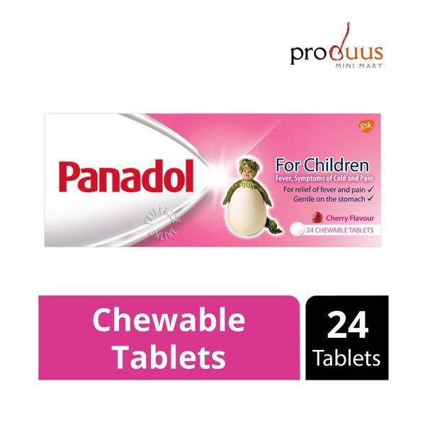 Panadol Childrens Chewable Tablets Cherry | Shopee Singapore