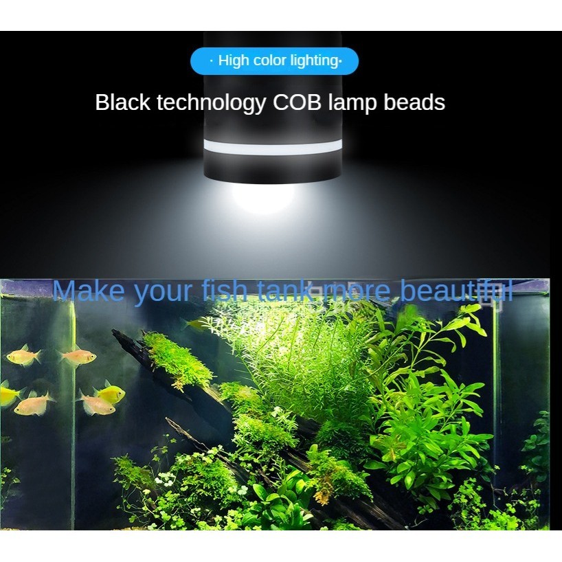 【Free Shipping】Aquarium Lamp Full Spectrum Fish Tank Aquatic Plant ...