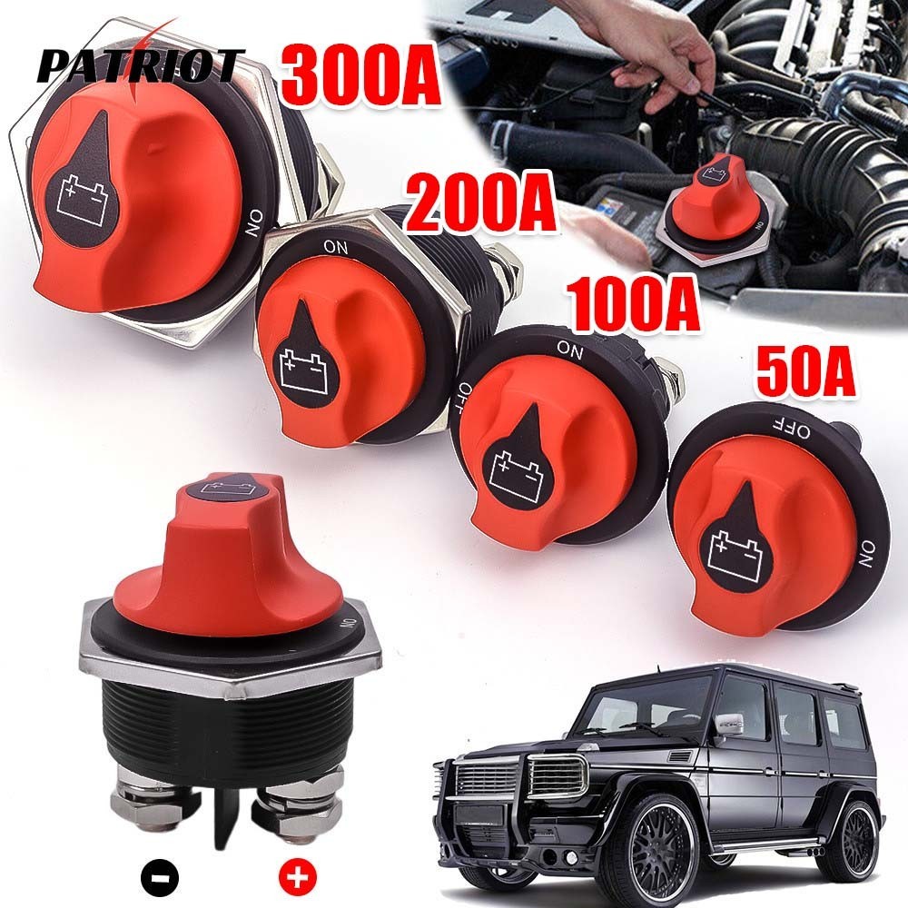 50/100/200/300A Car Battery Disconnect Switch - Battery Master Cut Shut ...