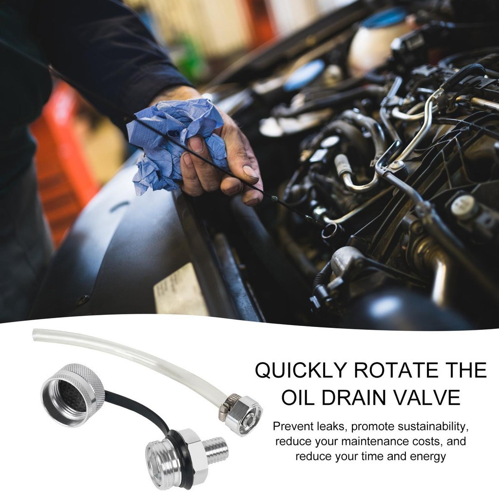 Oil Drain Valve Quick Easy Valve Oil Drain Plug Aluminum Alloy Oil ...