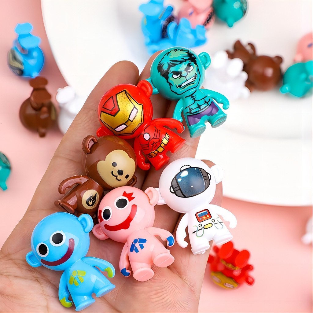 1pc Mini Tumbler Cute Cartoon Style Children's Educational Desktop Toy ...
