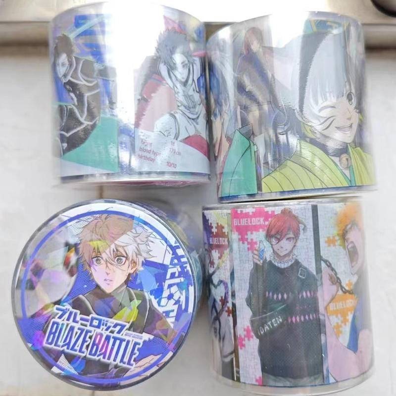 Anime Blue Lock PET Tape Isagi Yoichi Bachira Meguru Hyoma Chigiri ...