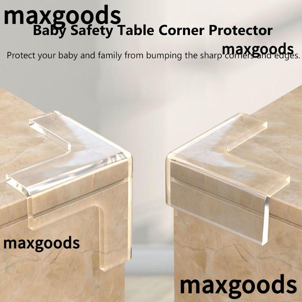 MAXGOODS1 4Pcs Corner Guards Soft Desk Silicon Safety Table Corner ...