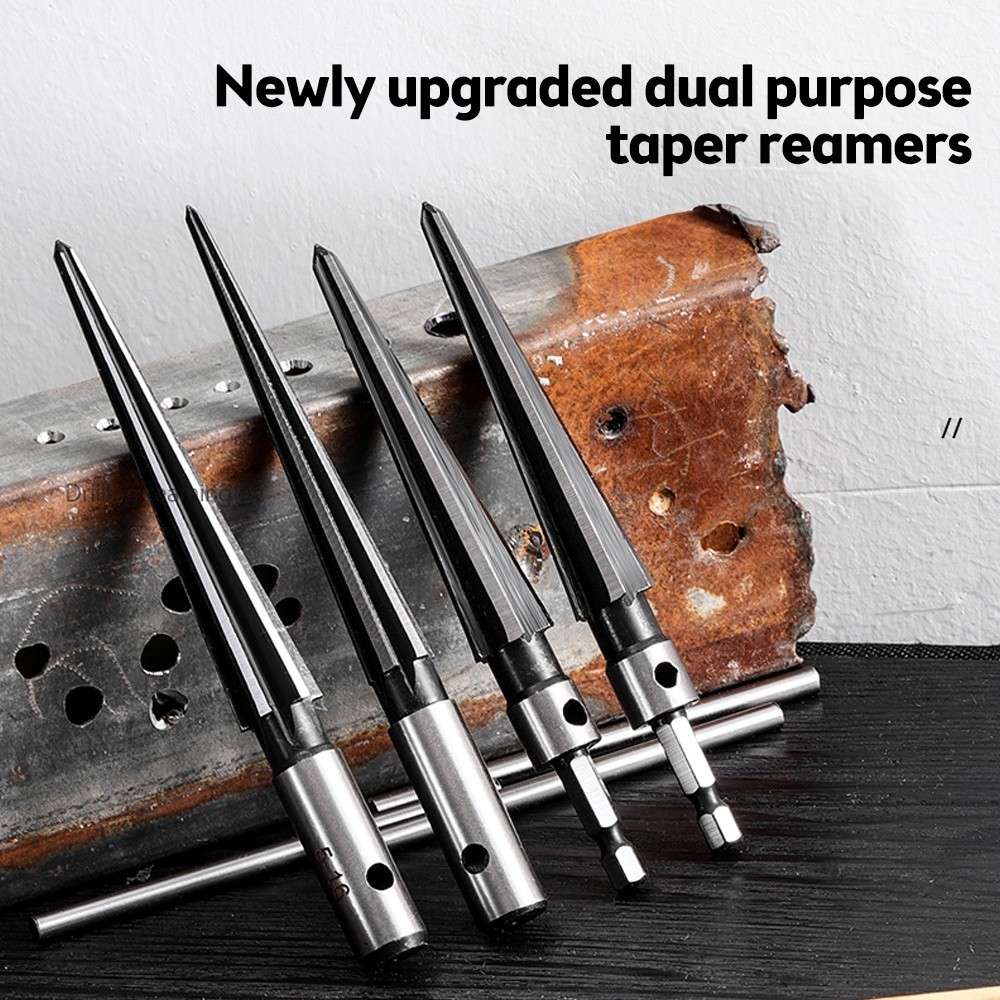 Tapered Reamer Set with T-Handle and Carbon Steel Contstruction to ...