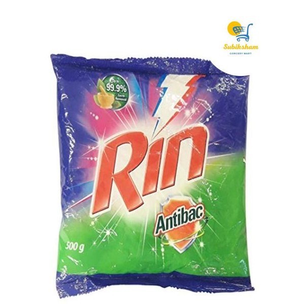Rin Detergent Powder Anti Bac 500 g | Shopee Singapore